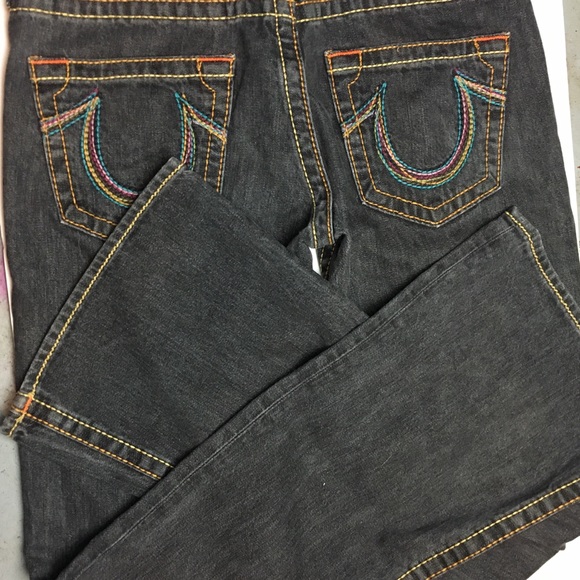 True Religion | Jeans | True Religion Black Billie Jean Wrainbow ...